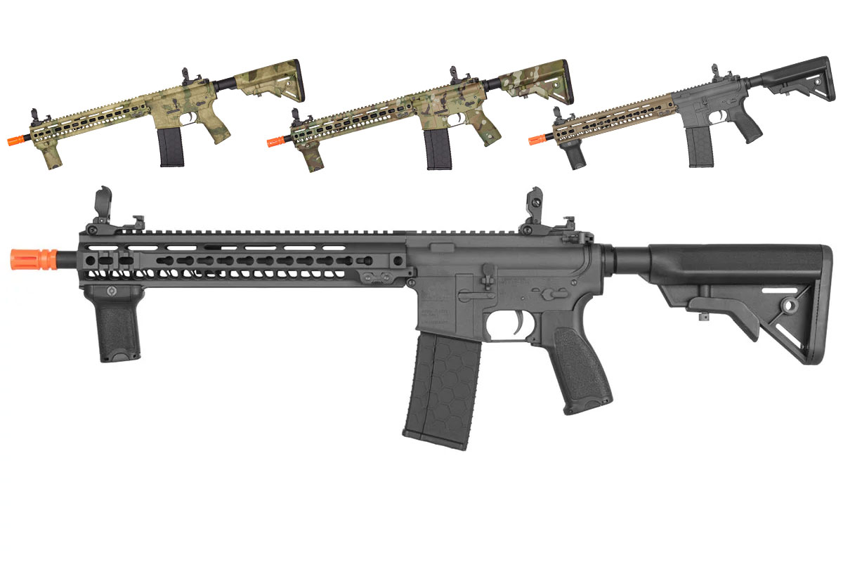 Lancer Tactical SMR Bravo Black Jack MK4 M4 Carbine AEG