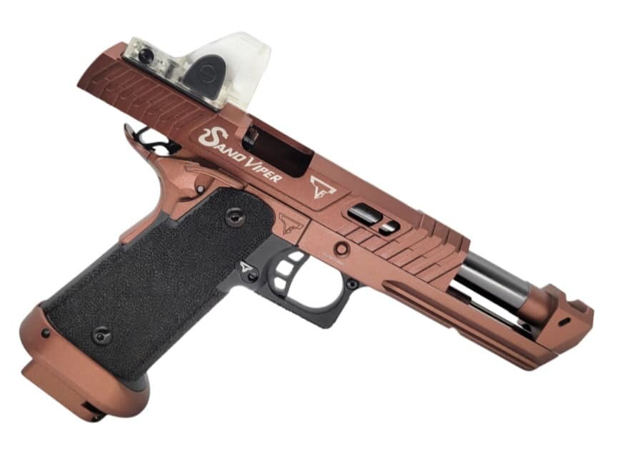 Taran Tactical Innovations Combat Master Sand Viper 2022 Hi-Capa Gas Blowback Airsoft Gun
