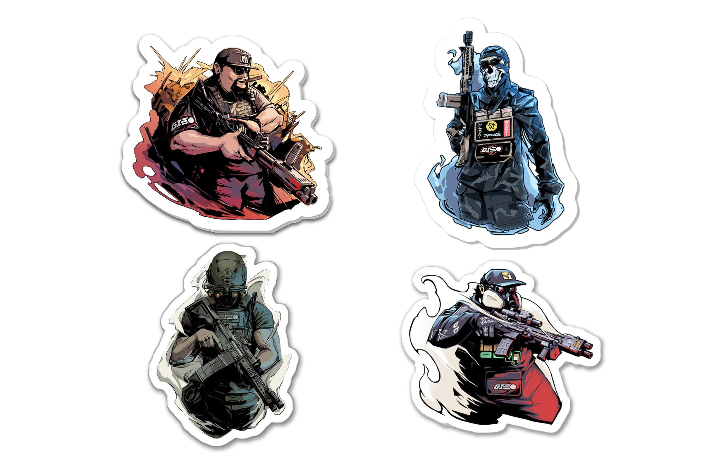 AIRSOFT GI ORIGINAL MAYO GANG STICKER PACK