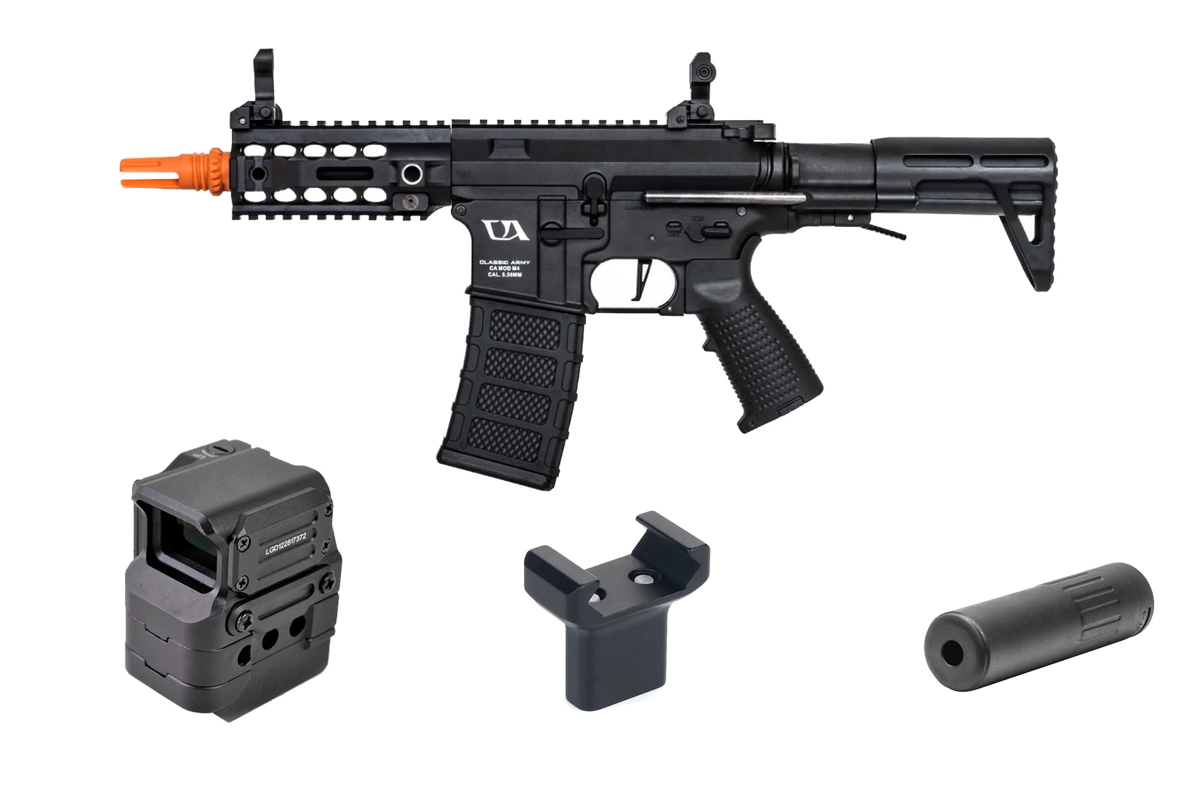 Classic Army Skirmish ECS AR4 SBR Light AEG Airsoft Rifle Field Ready ...