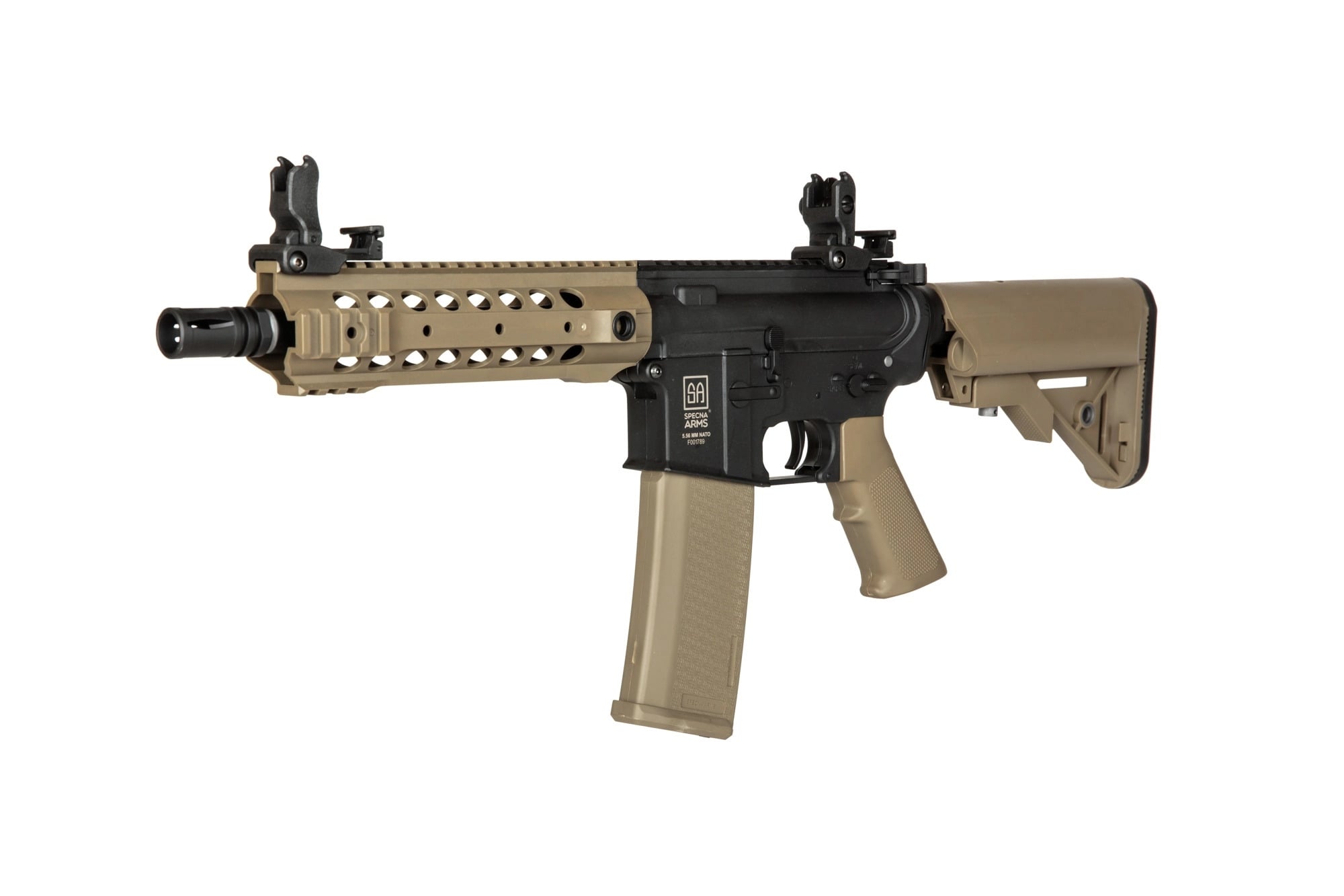 Specna Arms Flex SA-F01 GATE X-ASR M4 AEG Airsoft Gun (Black & Tan)
