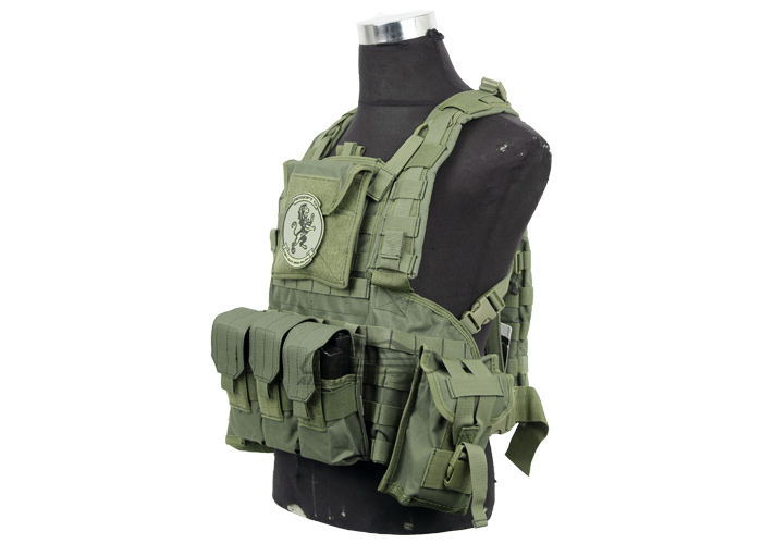 Lancer Tactical Modular Chest Rig ( OD Green )