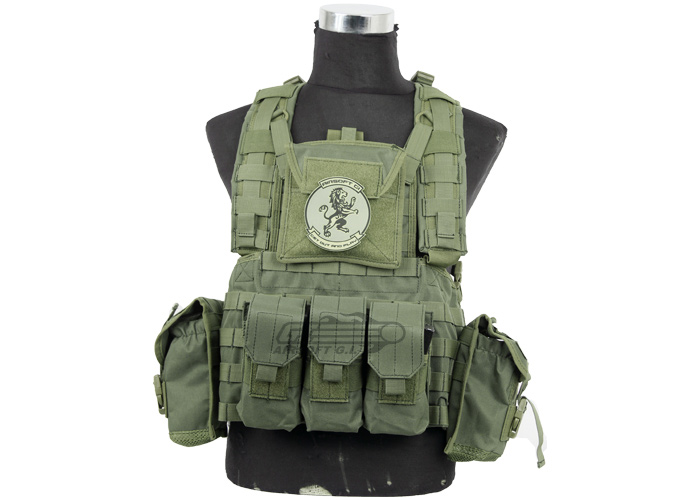 Lancer Tactical Modular Chest Rig ( OD Green )