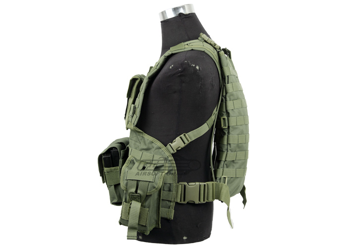 Lancer Tactical Modular Chest Rig ( OD Green )