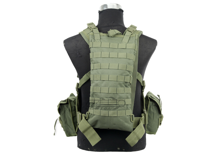 Lancer Tactical Modular Chest Rig ( OD Green )