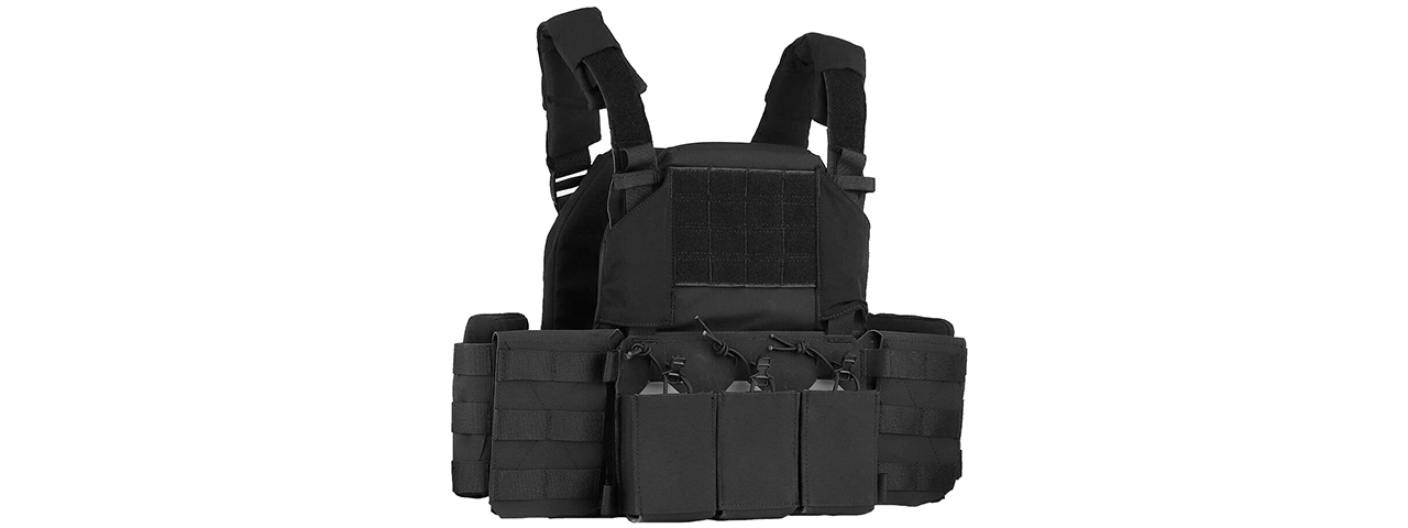 Lancer Tactical TRX Airsoft Plate Carrier (Black)