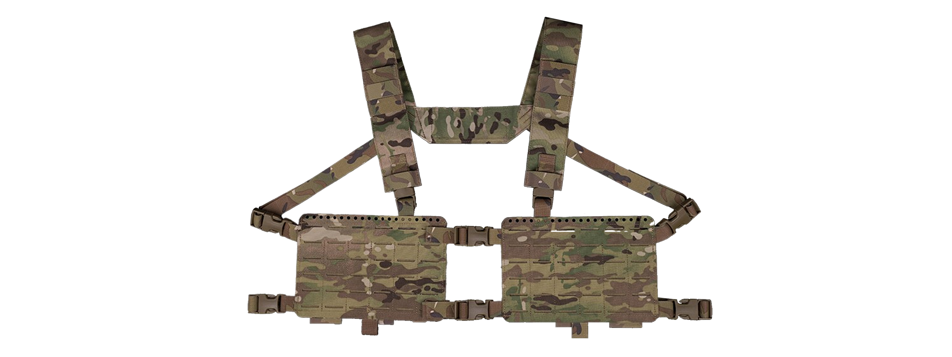 Wosport Tactical Alpha Split Chest Rig (Camo)