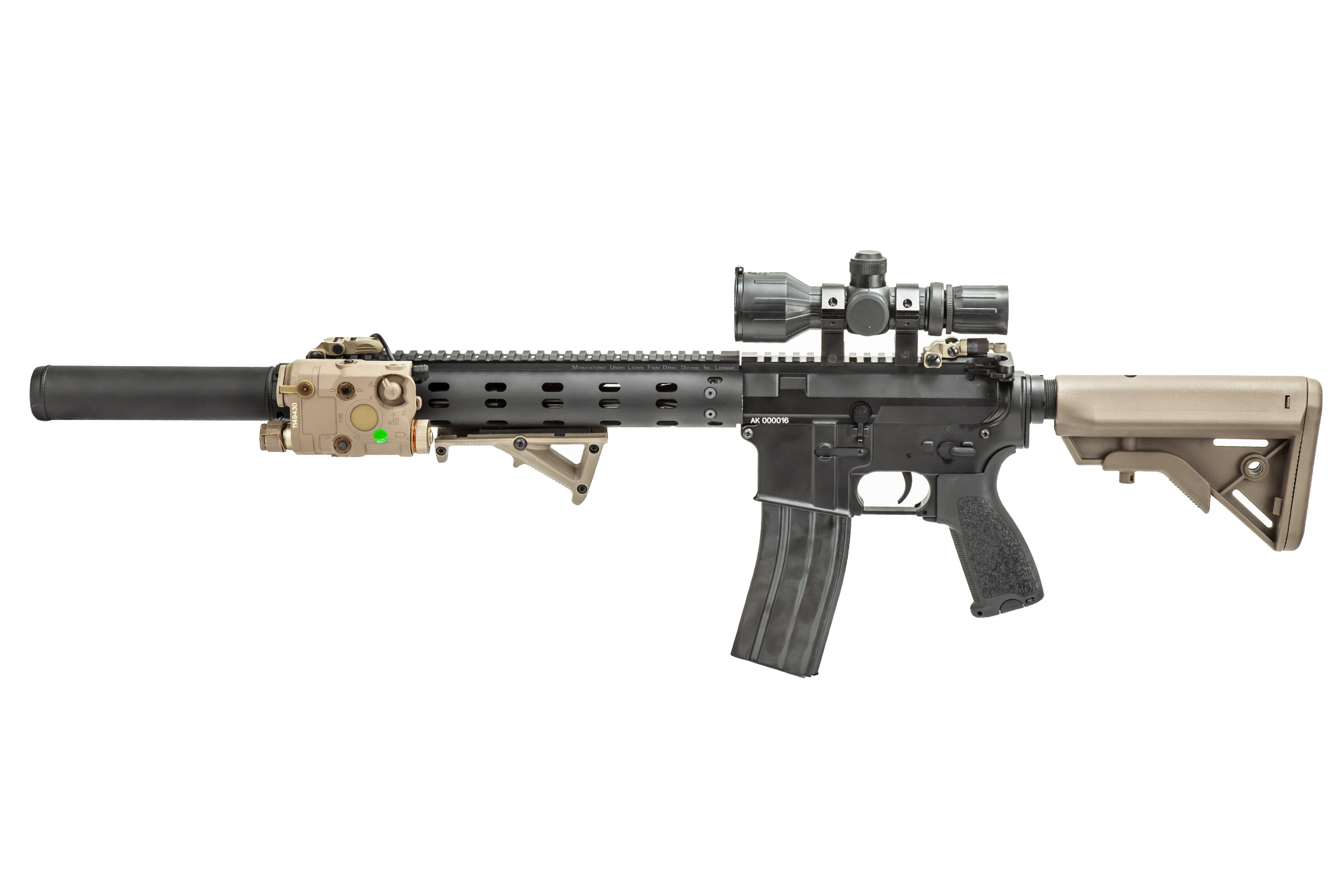 AIRSOFTGI CUSTOM CISCO'S SPR AT HOME M4 AEG