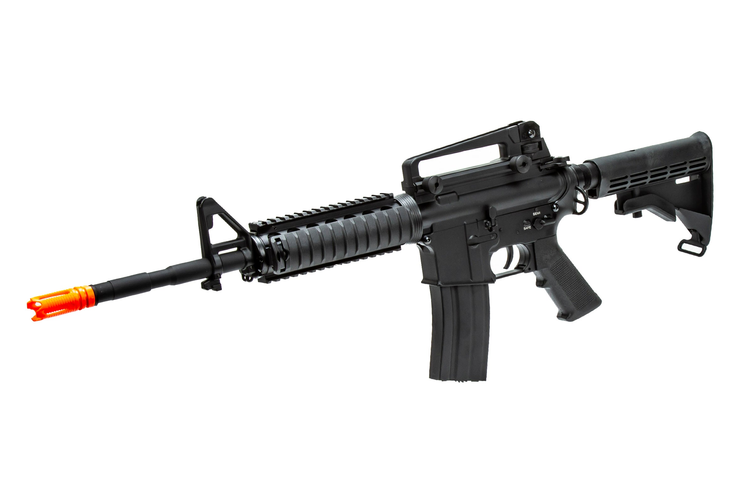 Double Bell M4A1 RIS Carbine AEG Full Metal Airsoft Rifle ( Black )