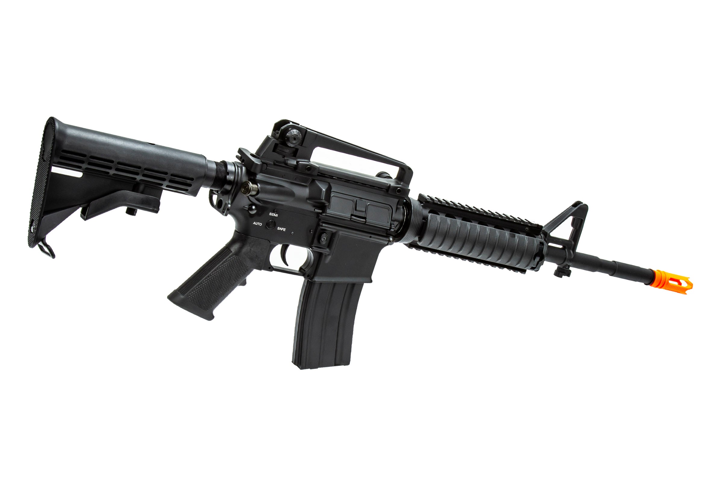 Double Bell M4A1 RIS Carbine AEG Full Metal Airsoft Rifle ( Black )