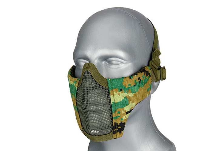WoSporT Steel Mesh Nylon Lower Face Mask ( Option )