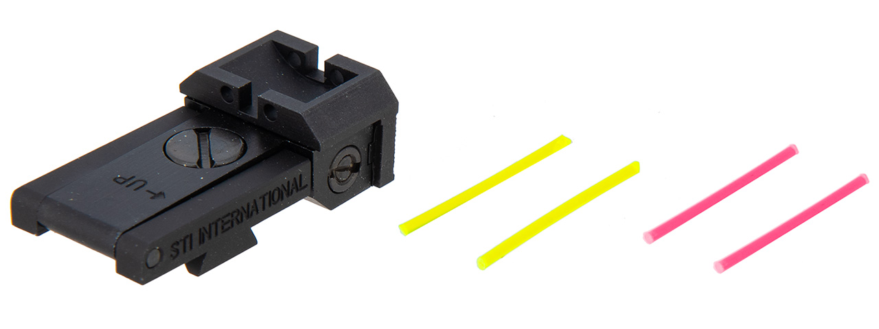 Airsoft Masterpiece Aluminum Rear Sight With Fiber Optics For Hi-Capa S ...