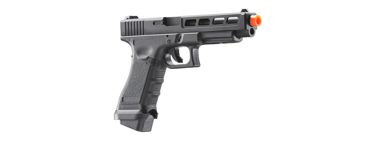 Army Armament R34-FB Gas Blowback Pistol w/ Enhanced Thumb Rest (Black)