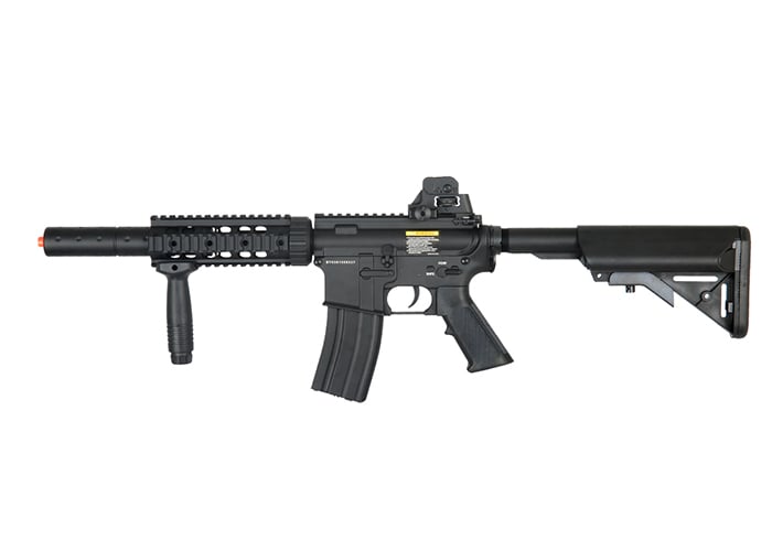 D Boy CQB SD M4 RIS AEG Airsoft Rifle ( Black )
