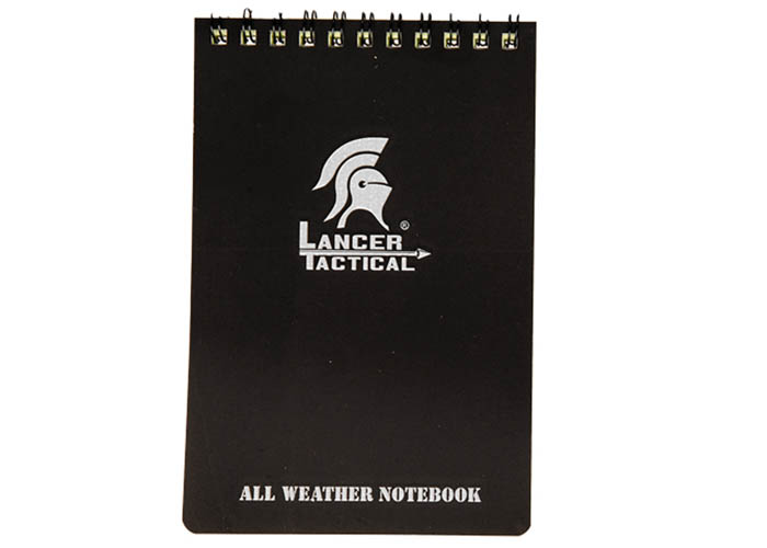 Lancer Tactical Weather Resistant 3X5 Notepad ( Black )