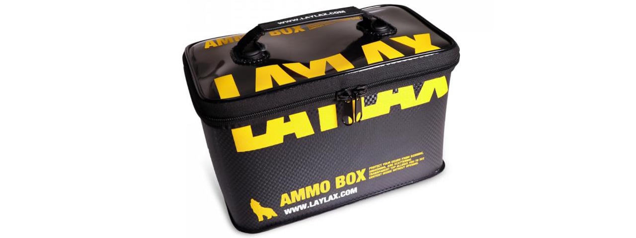 LayLax large Size Ammo Box ( Black / Yellow )