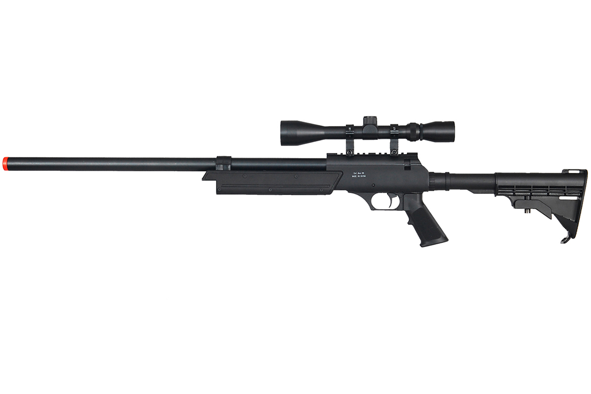 JG Full Metal BAR 10 Bolt Action Sniper Rifle Airsoft Gun ( Black ...