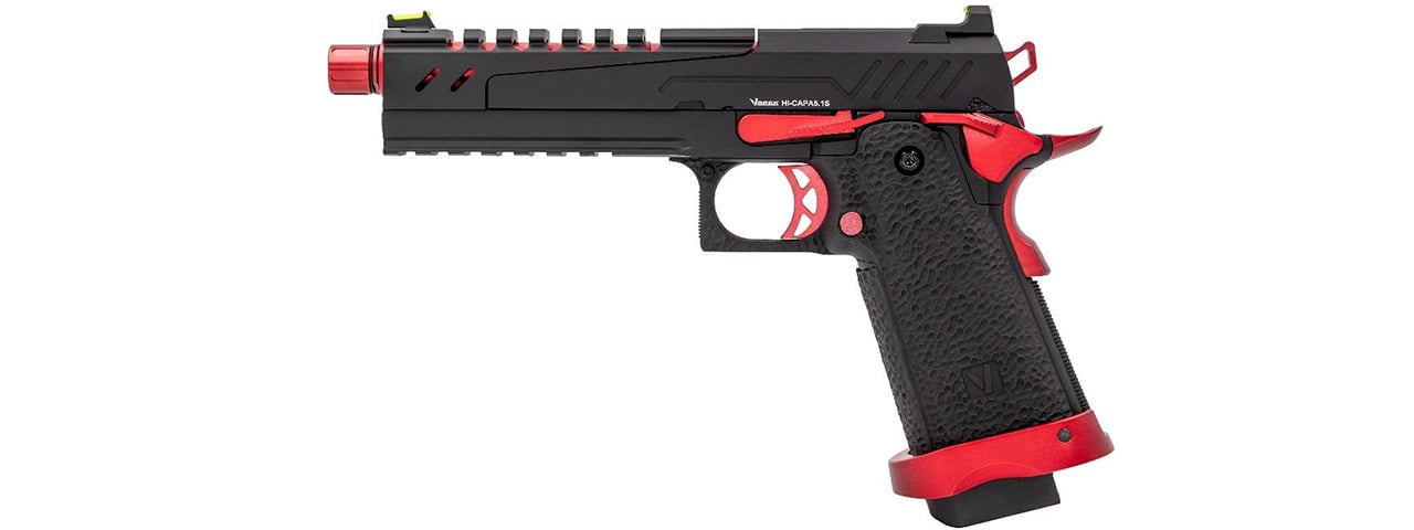 Vorsk Airsoft 5.1 Split Slide Hi Capa GBB Airsoft Pistol (Red)
