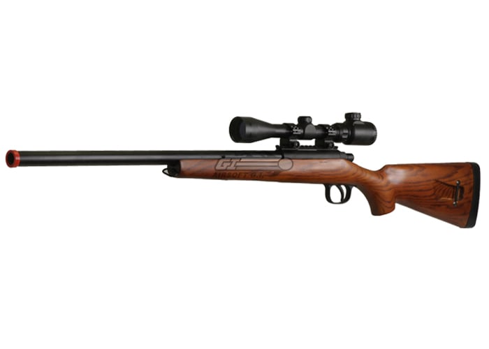* Discontinued * AGM Full Metal / Real Wood MP-001 Bolt Action Sniper ...