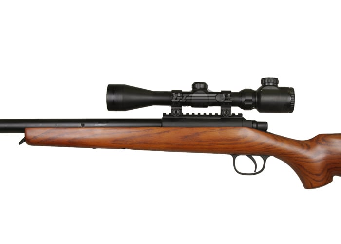 * Discontinued * AGM Full Metal / Real Wood MP-001 Bolt Action Sniper ...