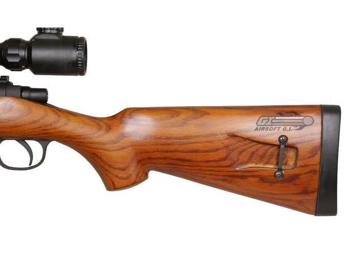 * Discontinued * AGM Full Metal / Real Wood MP-001 Bolt Action Sniper ...