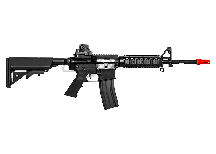 G&G Top Tech GR16 R4 Commando Blowback AEG Airsoft Rifle (Black)