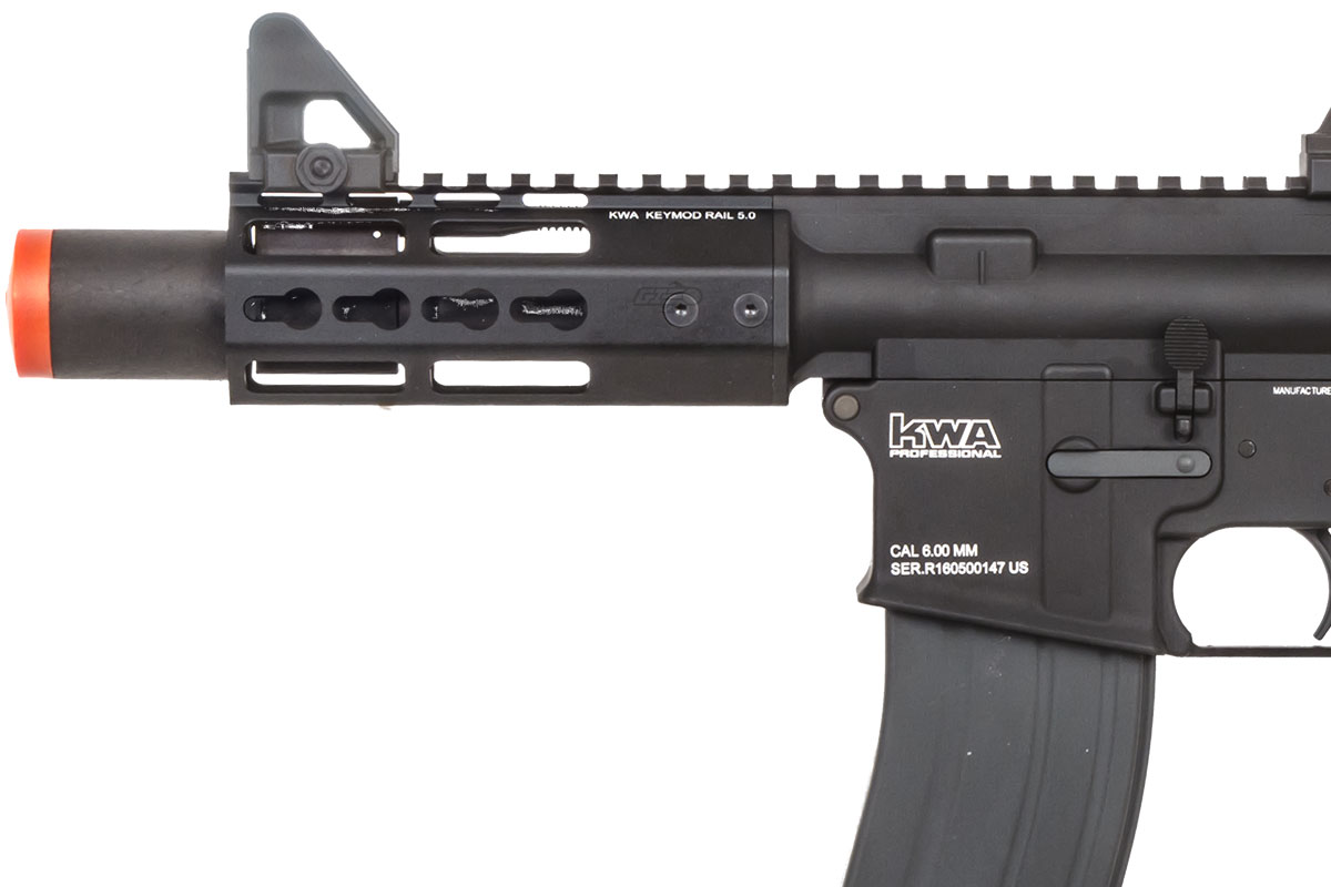 KWA LM4 KR5 Keymod M4 Carbine GBBR Airsoft Rifle ( Black )