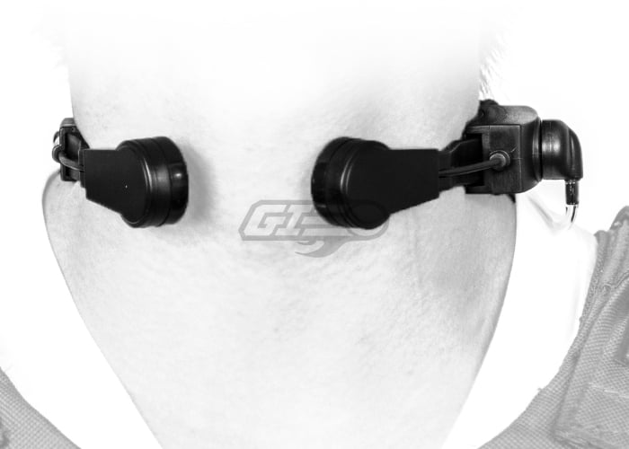 Lancer Tactical SPEC OPS Tactical Motorola 2-Pin Version Radio Throat ...