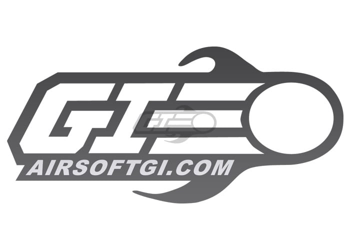 Airsoft GI Small Vinyl Decal Sticker ( Silver )