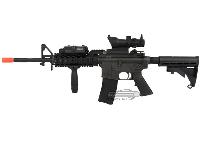 Airsoft GI Custom Colt M4 RAS II GBB Airsoft Rifle ( Black )