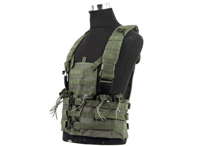 Lancer Tactical M4 Molle Chest Rig ( OD Green )