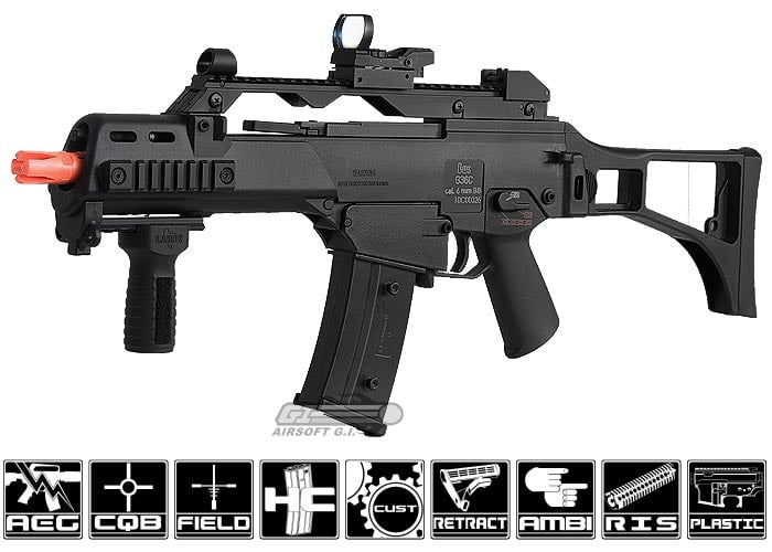 Heckler Koch Hk G36c Aeg Elite Airsoft Rifle Wbuiltin