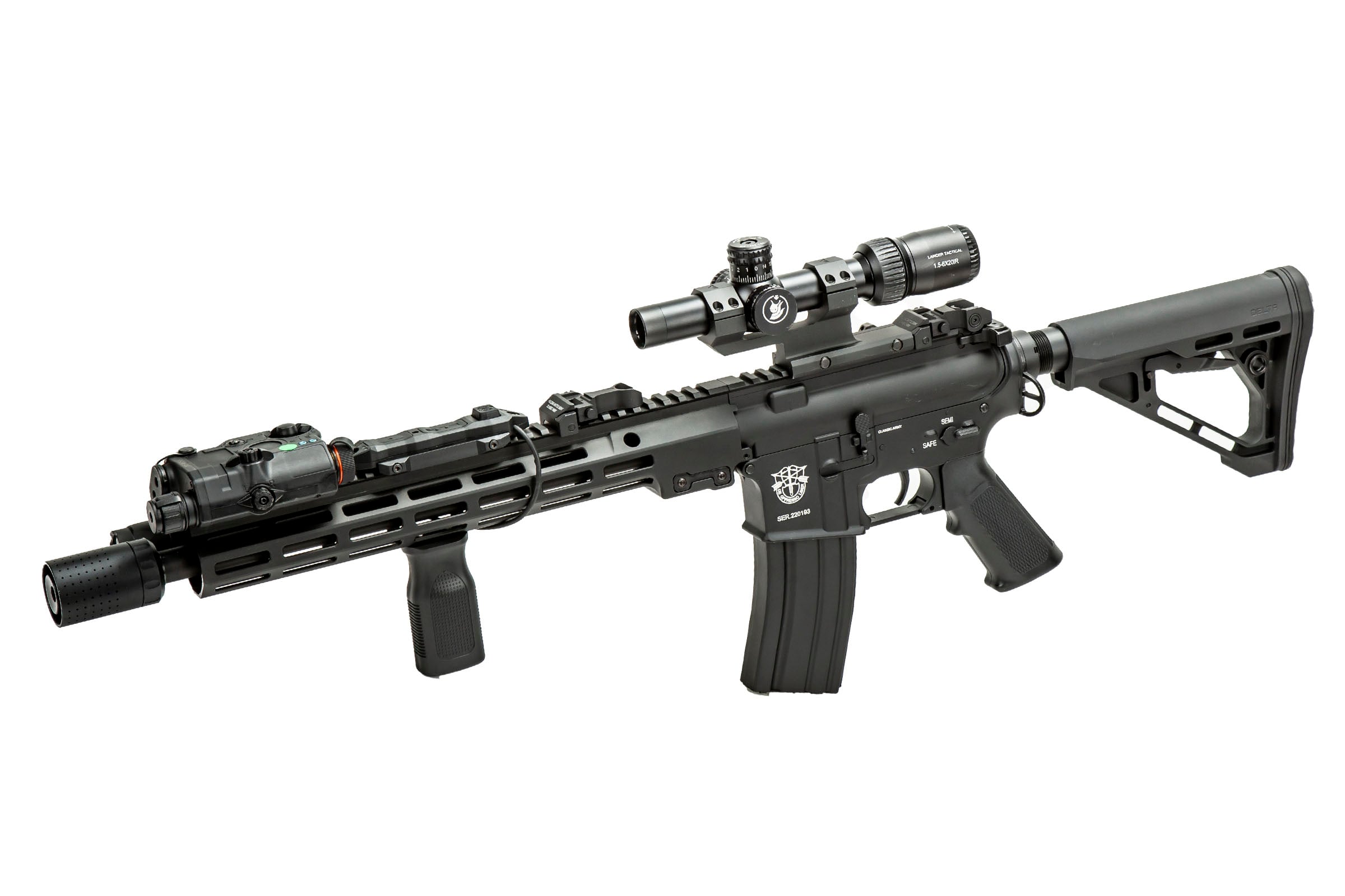 Classic Army MK16 13.5" Full Metal M4 ECS AEG Airsoft Gun Field Ready ...