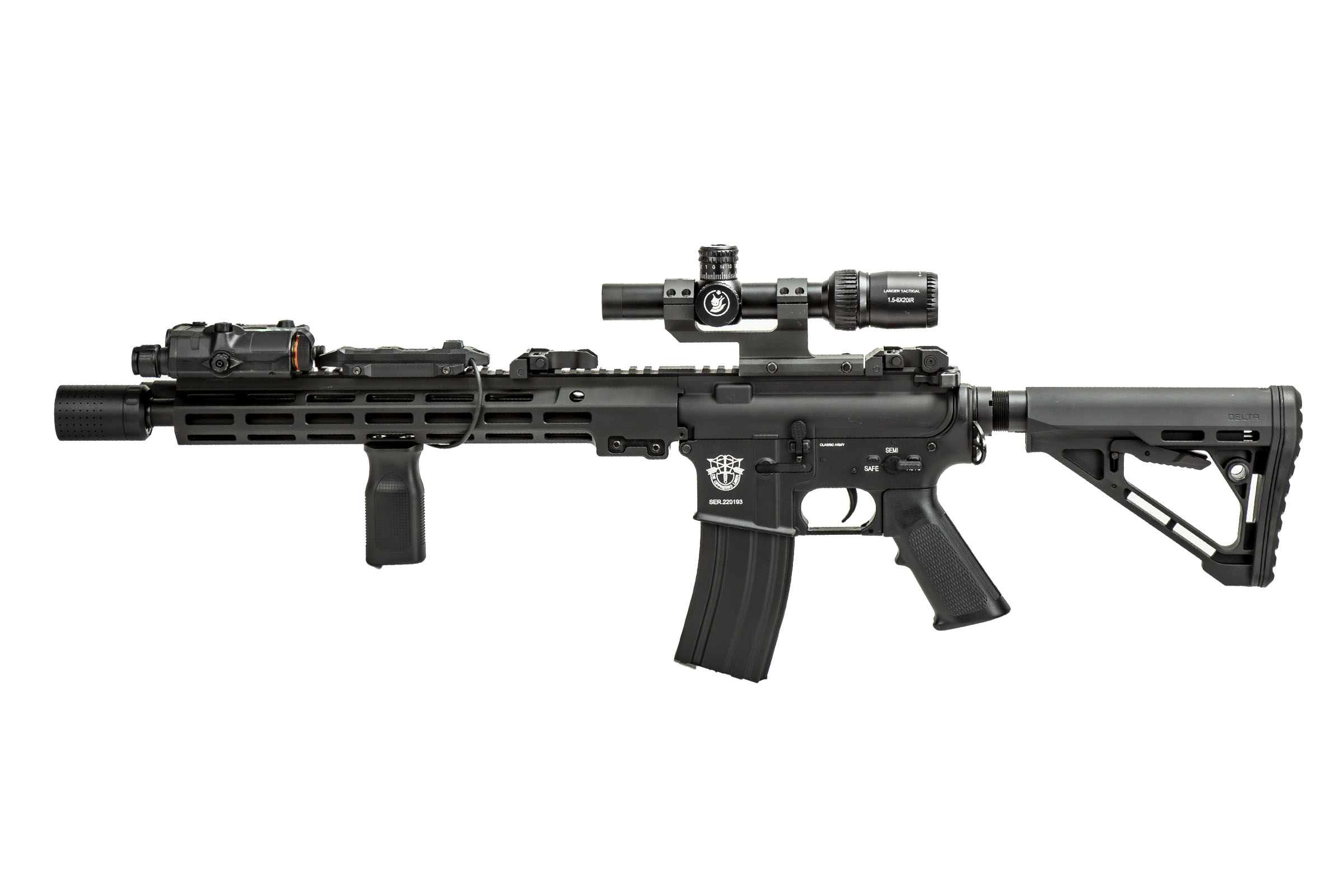 Classic Army MK16 13.5" Full Metal M4 ECS AEG Airsoft Gun Field Ready ...