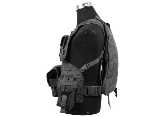 Lancer Tactical Modular Chest Rig ( Black )