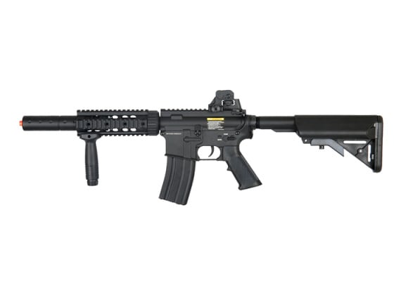 D Boy CQB SD M4 RIS AEG Airsoft Rifle ( Black )