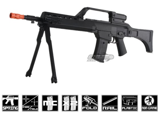 UK Arms P1036 MK36 Spring Airsoft Rifle ( Black )