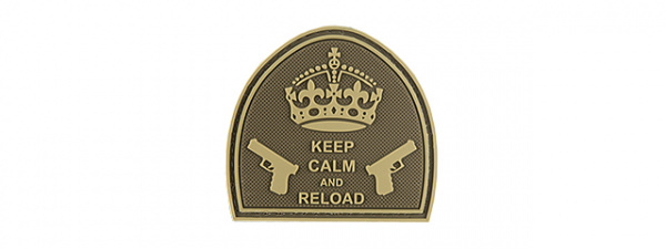 G-Force Keep Calm And Reload PVC Patch