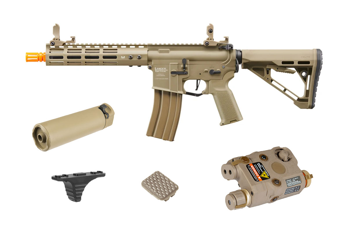 Lancer Tactical Archon Gen 2 Full Metal M4 AEG Acessories Combo #9